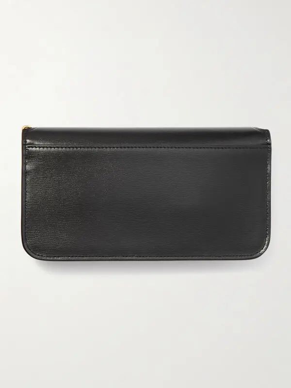 Saint Laurent Cassandre Strap Leather Phone Case