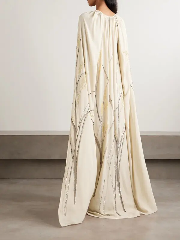 Bernadette Minnie Cape-effect Gown