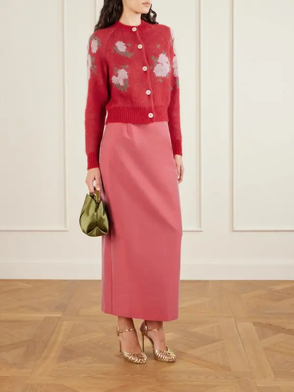 Bernadette Norma Taffeta Maxi Skirt