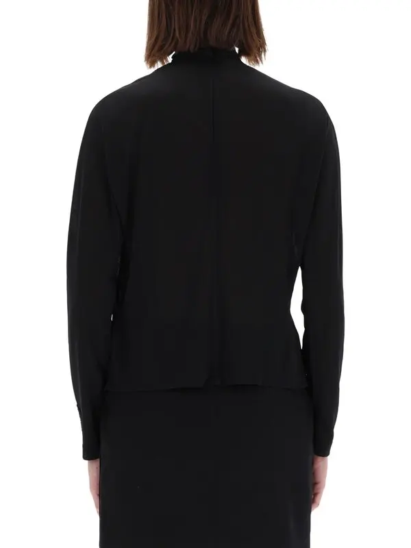 Versace Draped Collar Shirt