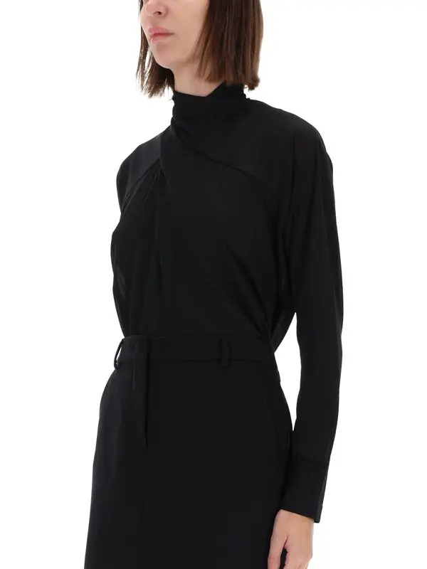 Versace Draped Collar Shirt