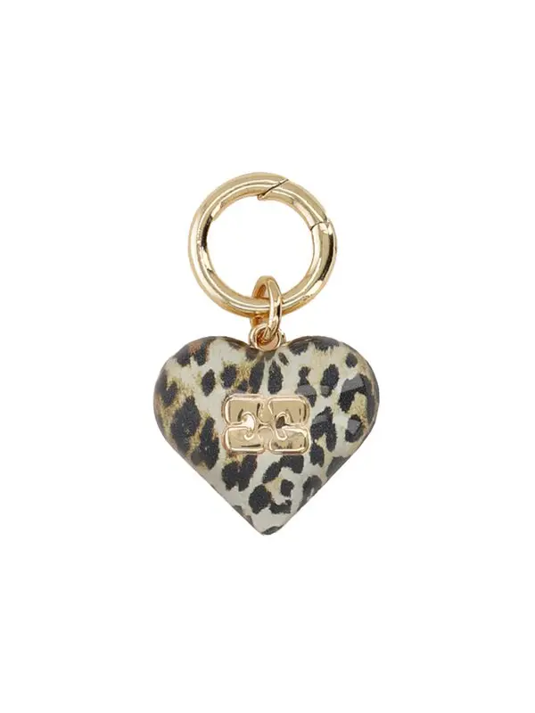 GANNI Keychain Heart - Animalier