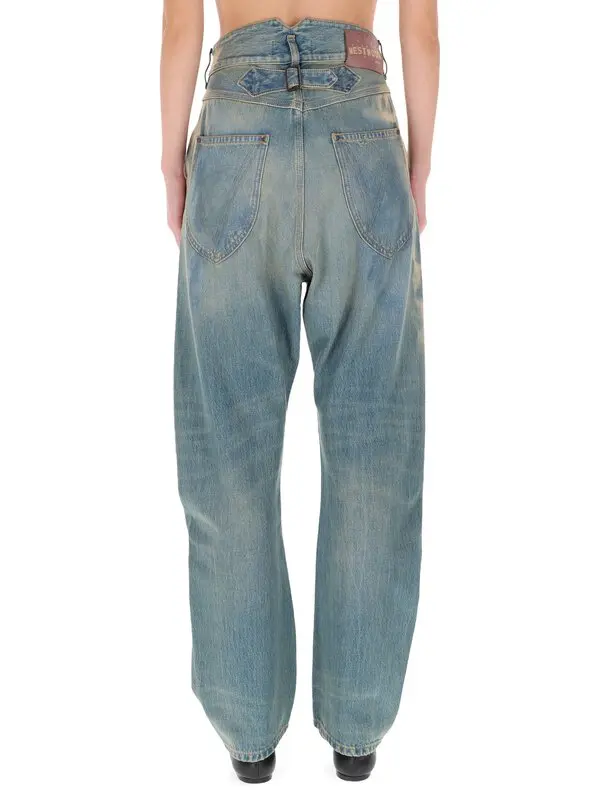 VIVIENNE WESTWOOD Buckle Back Jeans - Denim