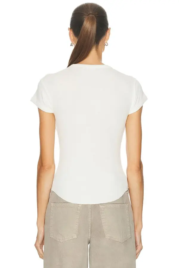 GRLFRND Scoop Hem Baby Tee