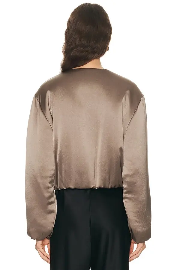 LESET Barb Bomber Jacket - Taupe