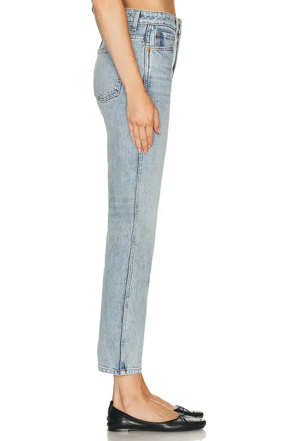 Khaite Abigail Straight-leg Jeans - Bryce Stretch