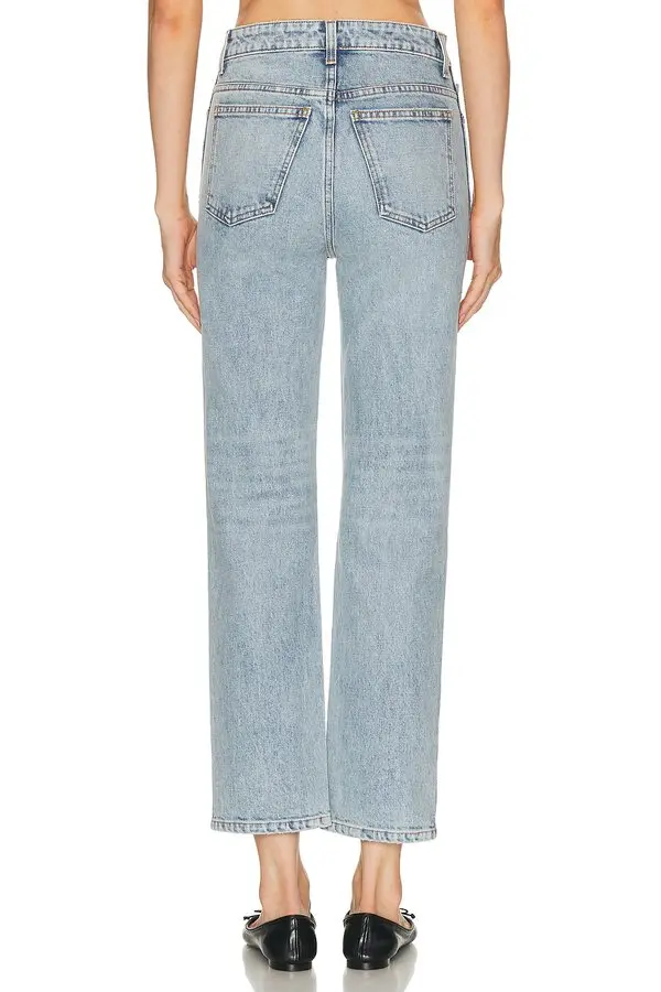 Khaite Abigail Straight-leg Jeans - Bryce Stretch
