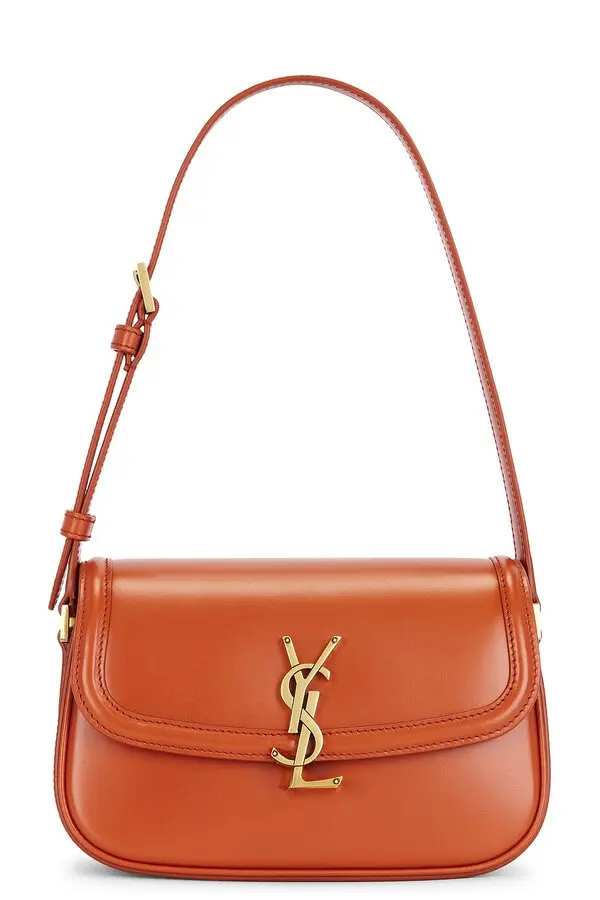 Saint Laurent Mini Solferino Bag - Dark Mandarin