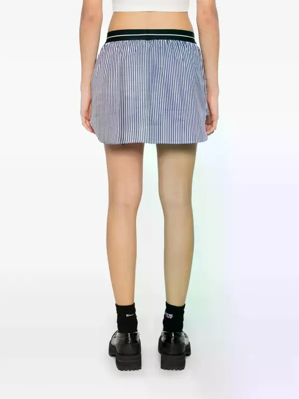 Palm Angels Striped Mini Skirt