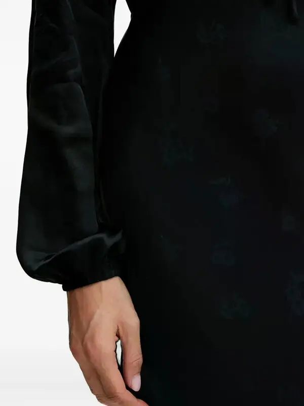 TWINSET Tie-neck Maxi Dress