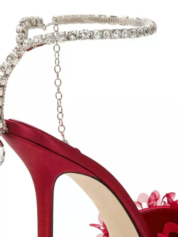 JIMMY CHOO Saeda 100 Embellished Stiletto Pumps