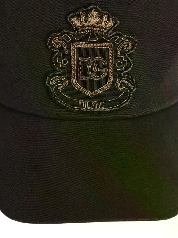 Dolce & Gabbana Logo-embroidered Cap - Brown