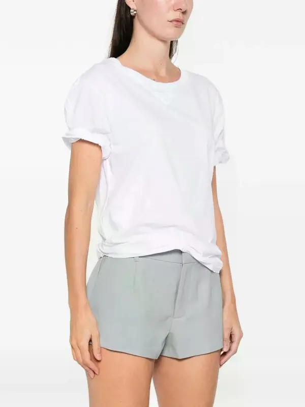Prada Triangle Logo Jersey T-shirt