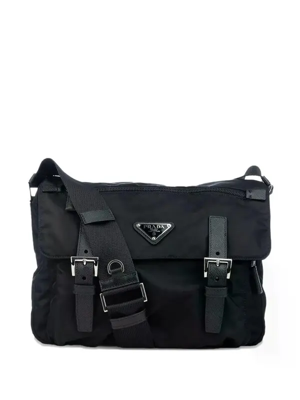 Prada Buckle Strap Cross Body Bag