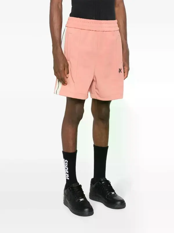 Palm Angels Monogram-embroidered Track Shorts