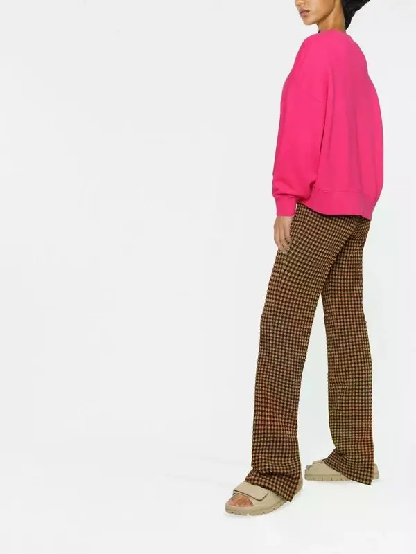Palm Angels Teddy Bear Print Sweatshirt - Fuchsia Brown