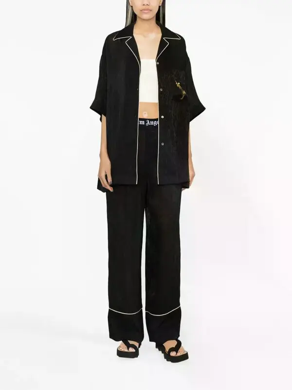 Palm Angels Logo-embroidered Shirt