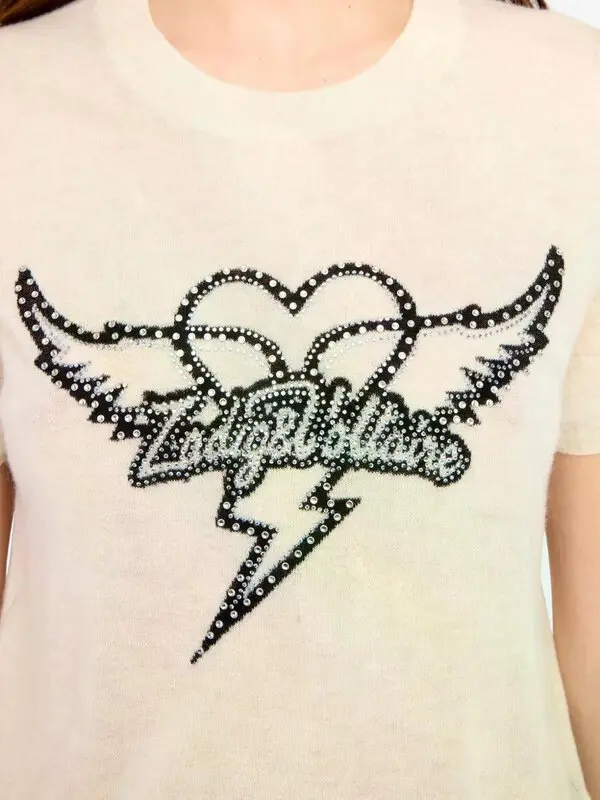 Zadig&Voltaire Idal" Heart Graphic T-shirt