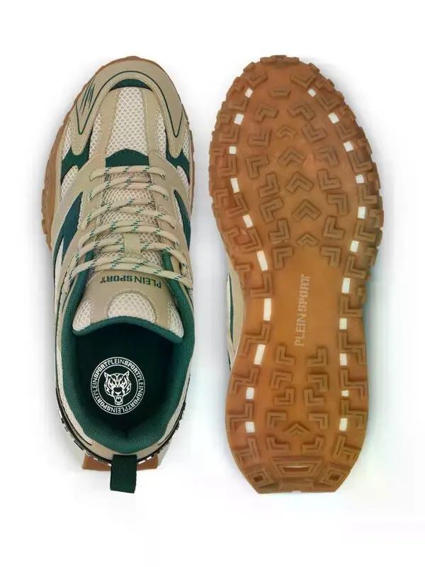 PLEIN SPORT Urban Sprinter Mesh Sneakers - Neutrals
