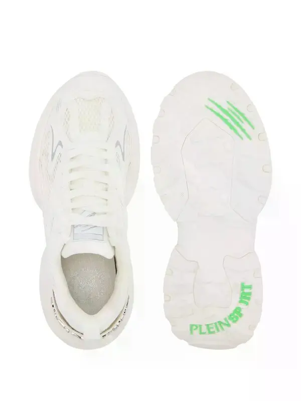 PLEIN SPORT Pulse X Mesh Sneakers - White