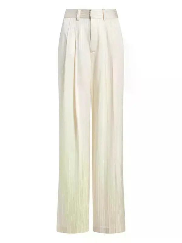 Cinq À Sept Georgia Satin Stripe Trousers