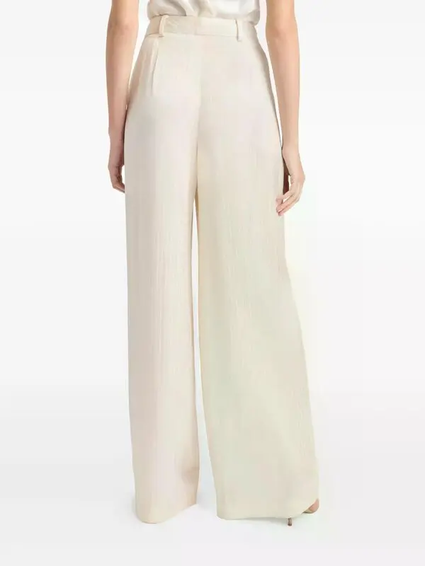 Cinq À Sept Georgia Satin Stripe Trousers