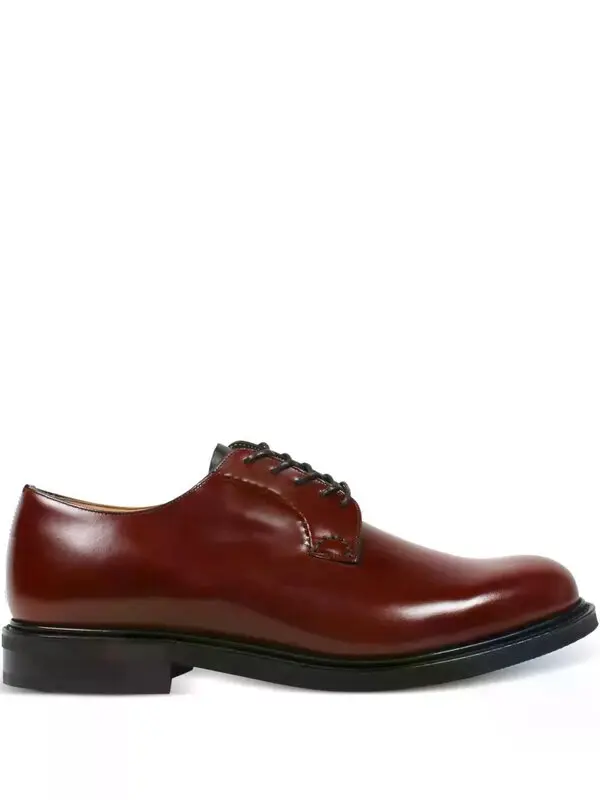 Church's Leather Derby Shoes - Red