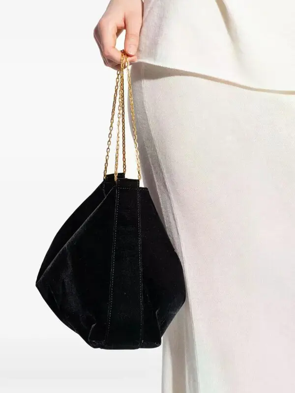 NEOUS Pavo West Velvet Shoulder Bag - Black