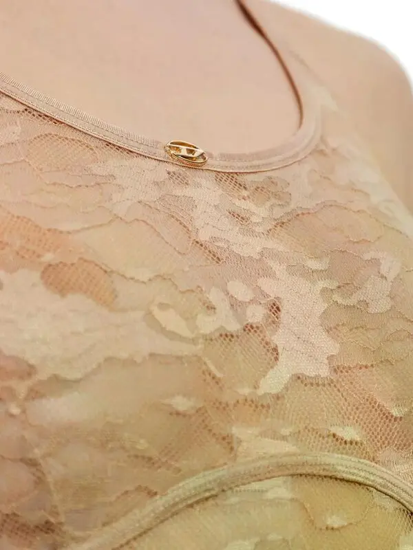 DIESEL® Lace Racerback Bodysuit - Neutrals
