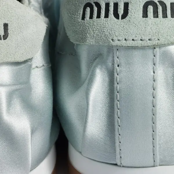 Miu Miu Plume Satin Sneakers