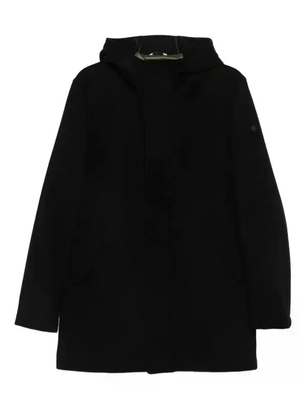MANUEL RITZ Hooded Coat - Black