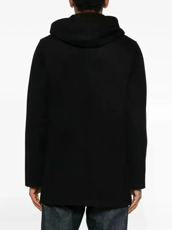 MANUEL RITZ Hooded Coat - Black