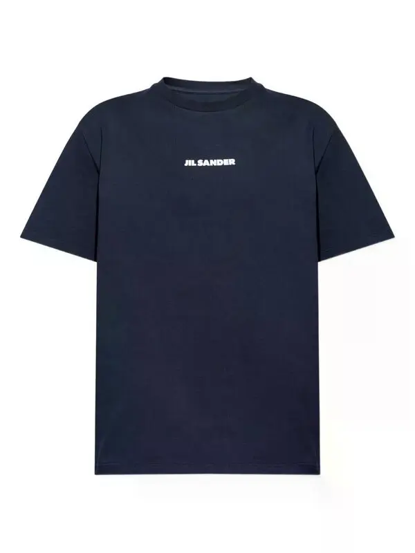 JIL SANDER Logo Print T-shirt - Blue