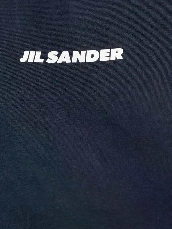 JIL SANDER Logo Print T-shirt - Blue