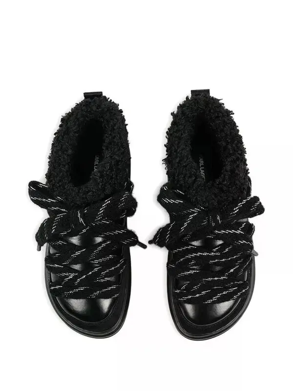 Karl Lagerfeld Kapri Kosi Ankle Boots - Black