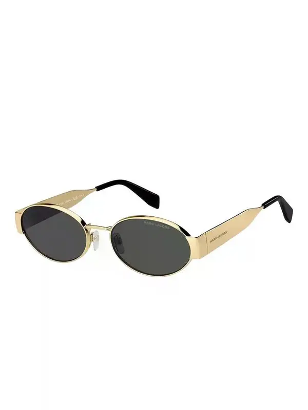 Marc Jacobs Oval-frame Sunglasses - Gold