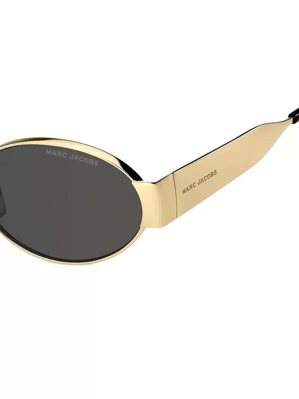 Marc Jacobs Oval-frame Sunglasses - Gold