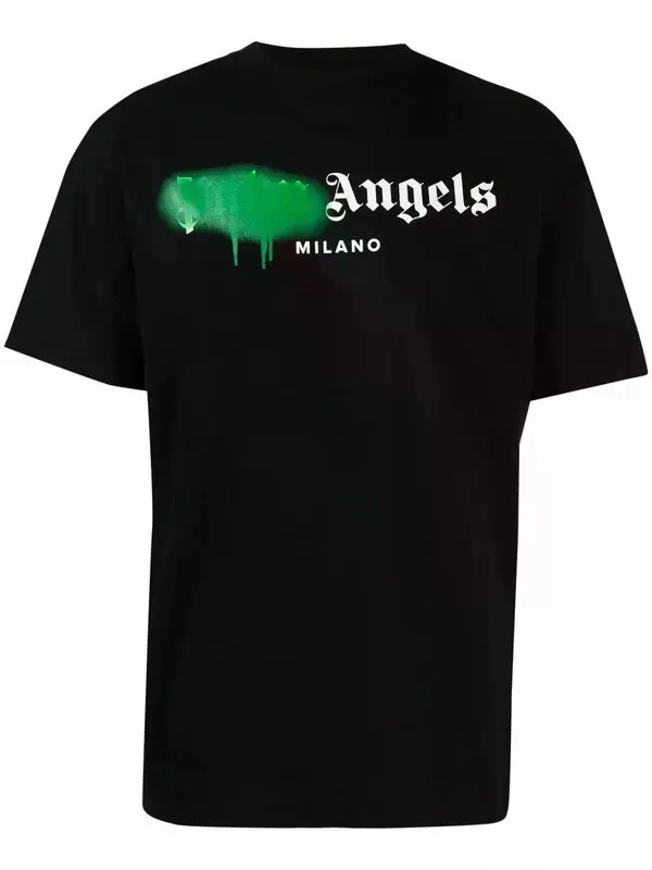 Palm Angels Milano Sprayed-logo T-shirt