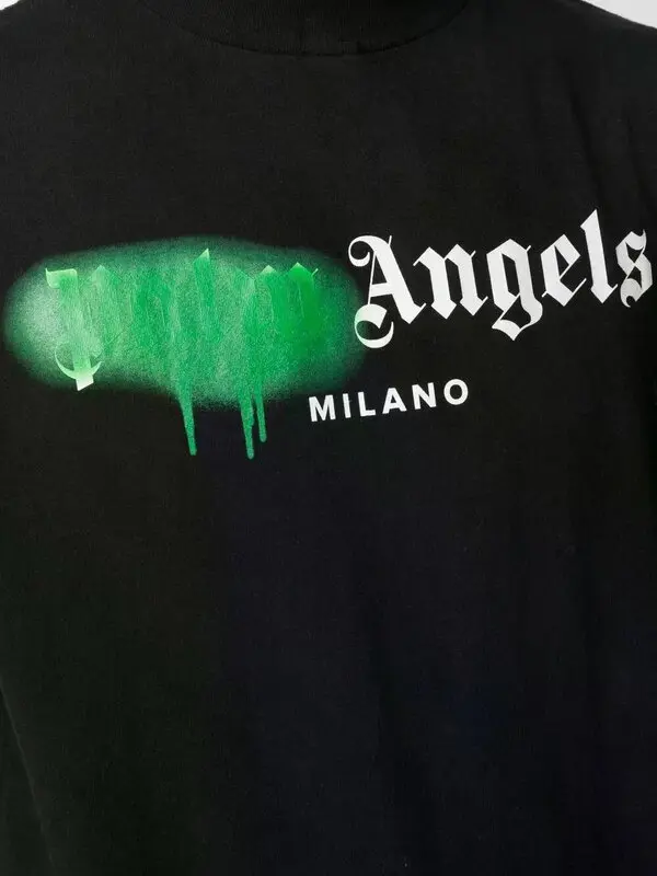Palm Angels Milano Sprayed-logo T-shirt