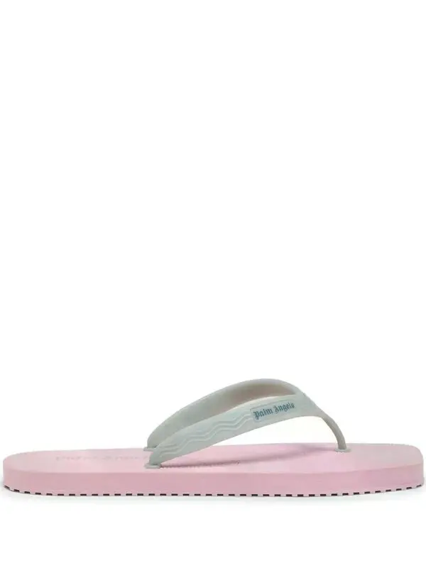 Palm Angels Logo-print Two-tone Flip Flops