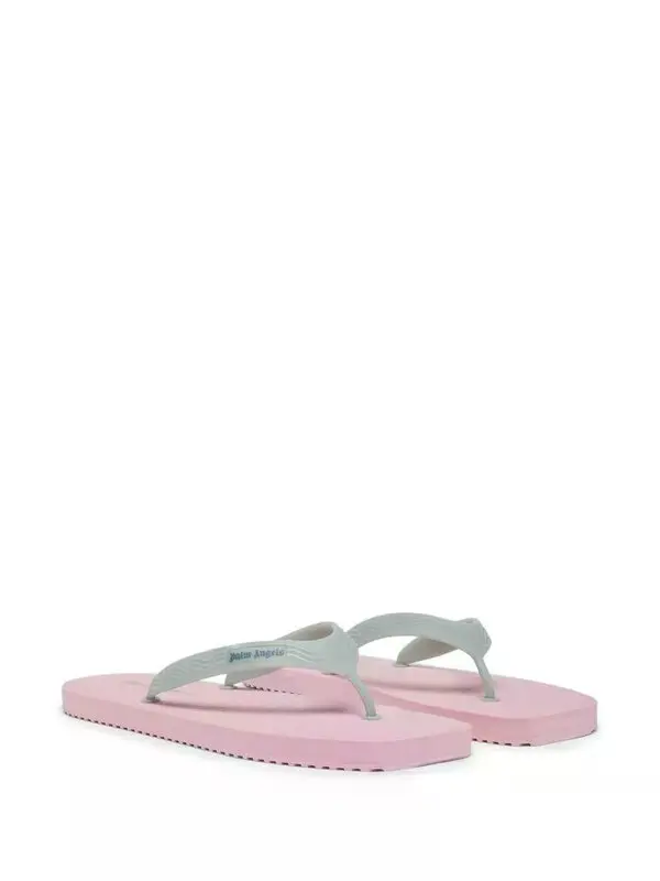 Palm Angels Logo-print Two-tone Flip Flops