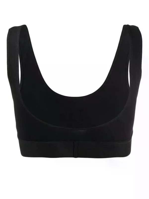 Palm Angels Logo-tape Triangle Bra