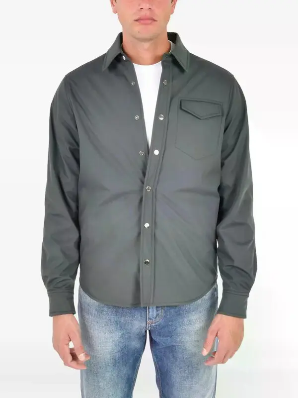 DRUMOHR Front-pocket Overshirt - Grey