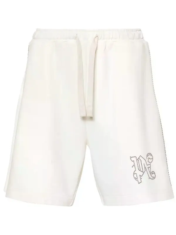 Palm Angels Monogram-appliqu� Track Shorts