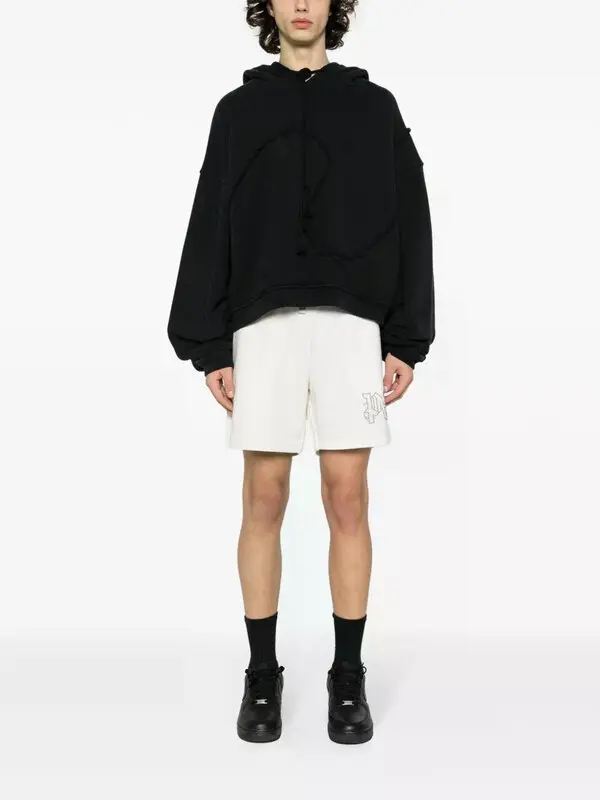 Palm Angels Monogram-appliqu� Track Shorts