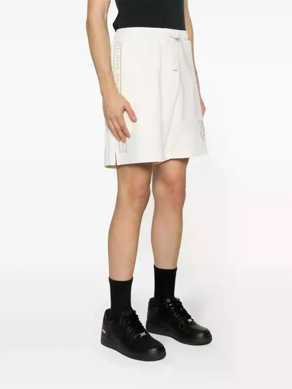 Palm Angels Monogram-appliqu� Track Shorts