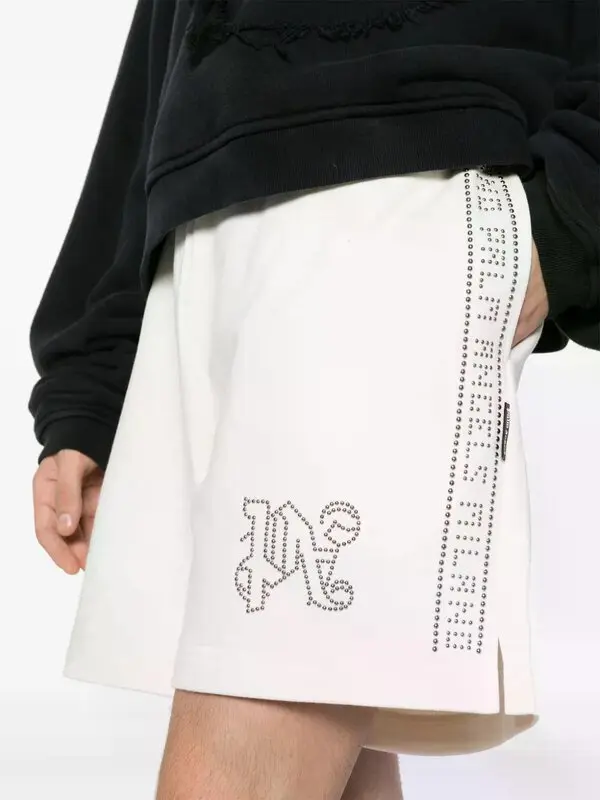 Palm Angels Monogram-appliqu� Track Shorts
