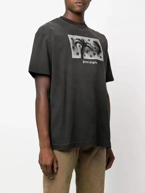 Palm Angels Graphic-print Crew-neck T-shirt