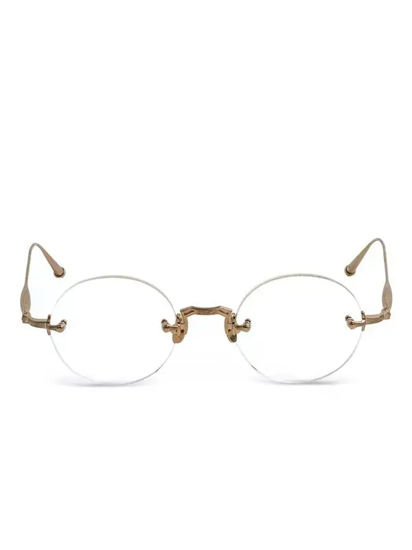 Matsuda Round Frame Glasses - Gold