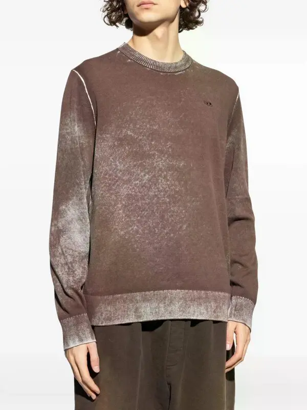 DIESEL® Logo-embroidered Sweater